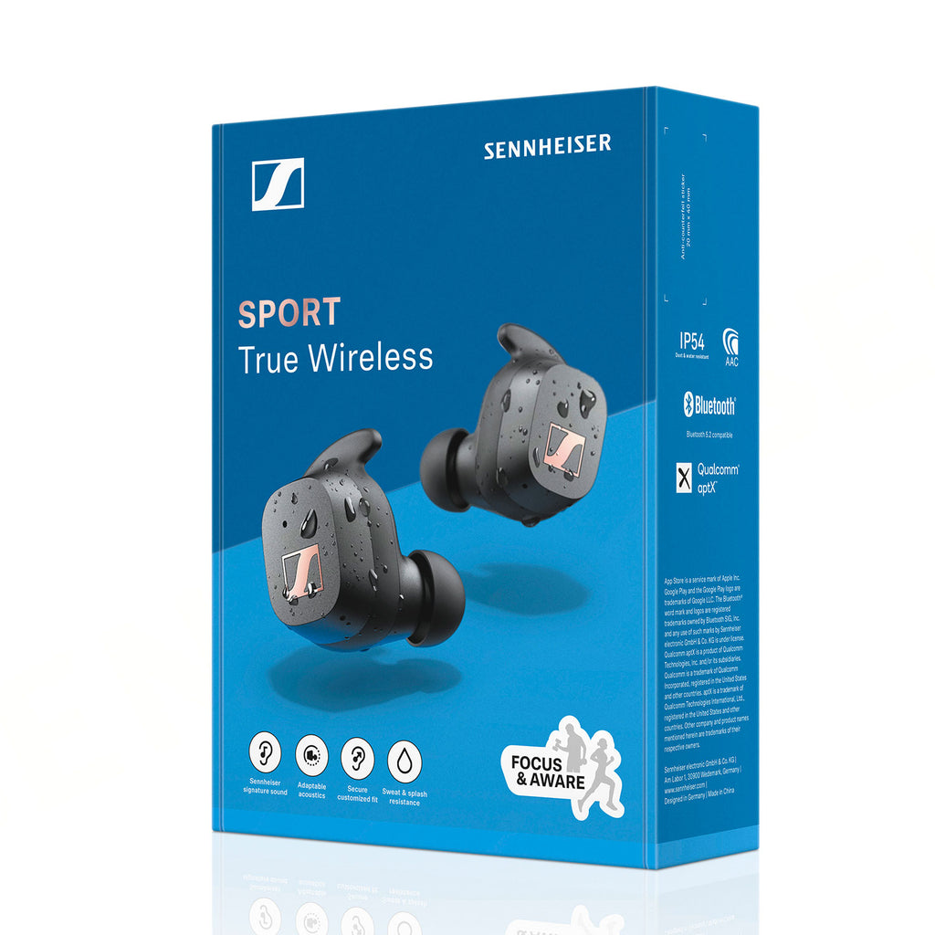 Sennheiser Sport True Wireless Earbuds - Black – New World