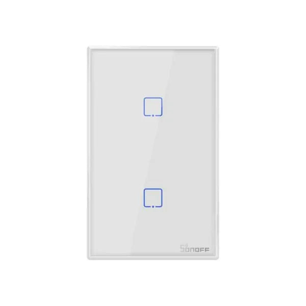 Sonoff Smart Light Switch White 2CH WiFi and RF – New World
