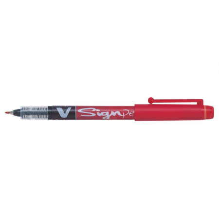 Pilot V-Sign Pen Liquid ink Marker - Red – New World