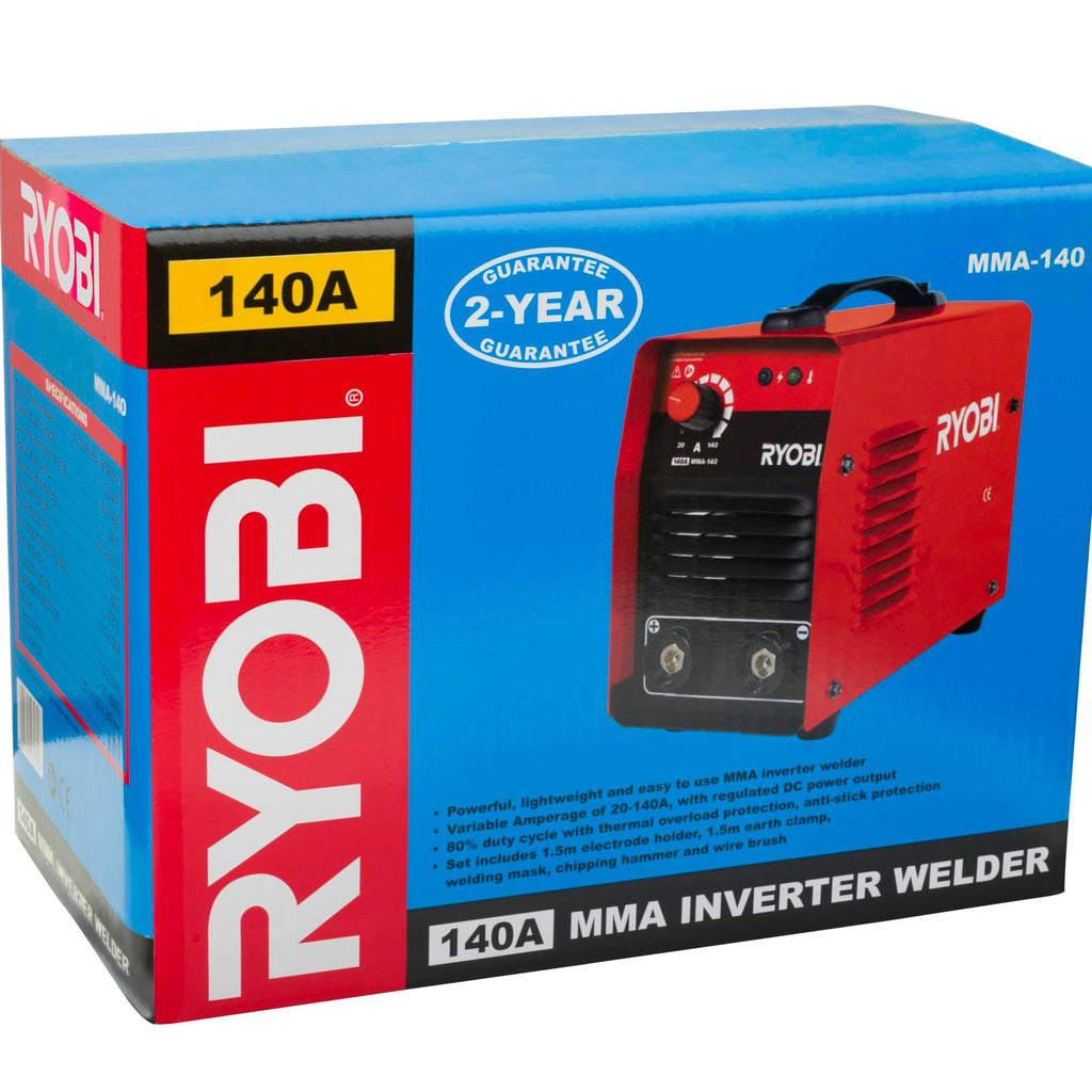 RYOBI Inverter Welder 140A MMA-140 – New World