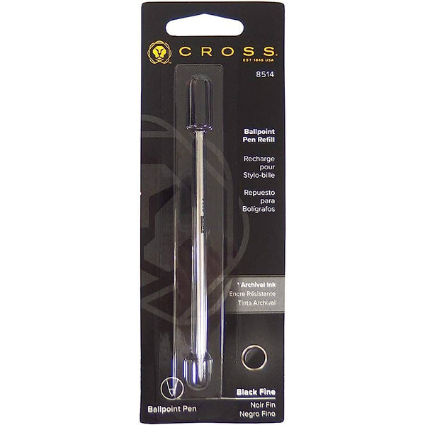 Cross Ballpoint Pen Refill Black Fine - 8514 – New World
