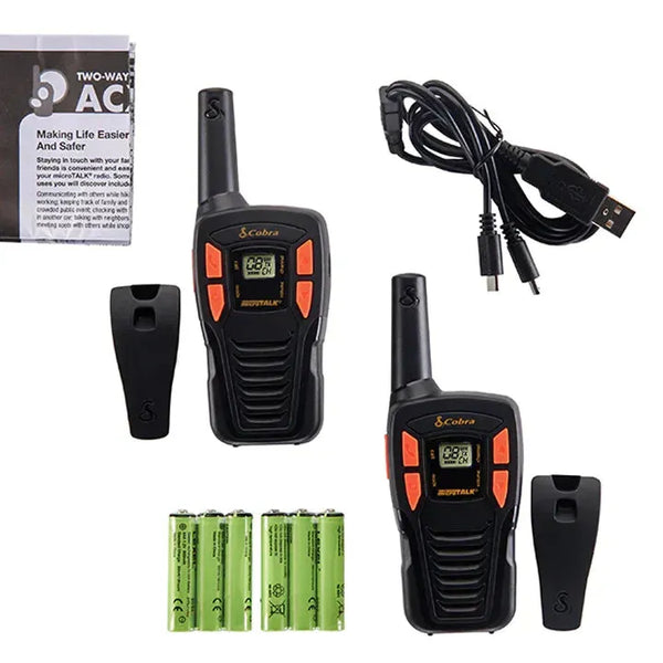 Cobra Compact Two-Way Radios Two-Pack - AM245 – New World