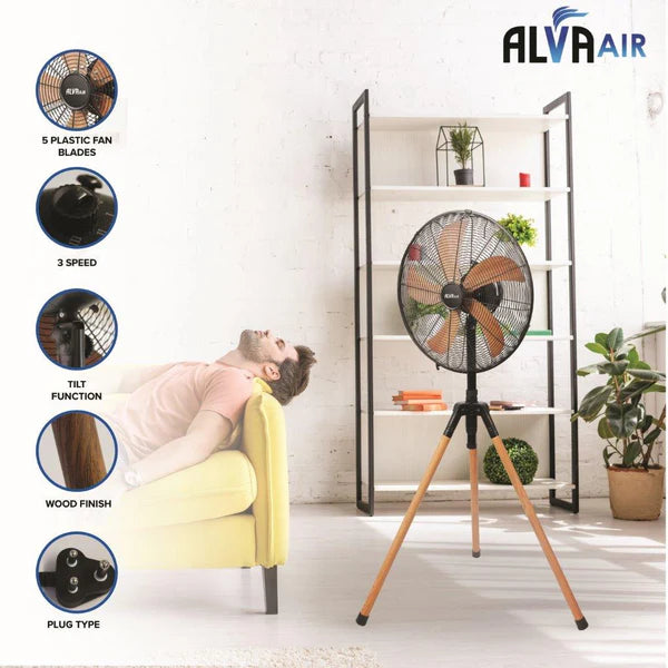 ALVA ACS214 40cm Tripod Pedestal Fan – New World