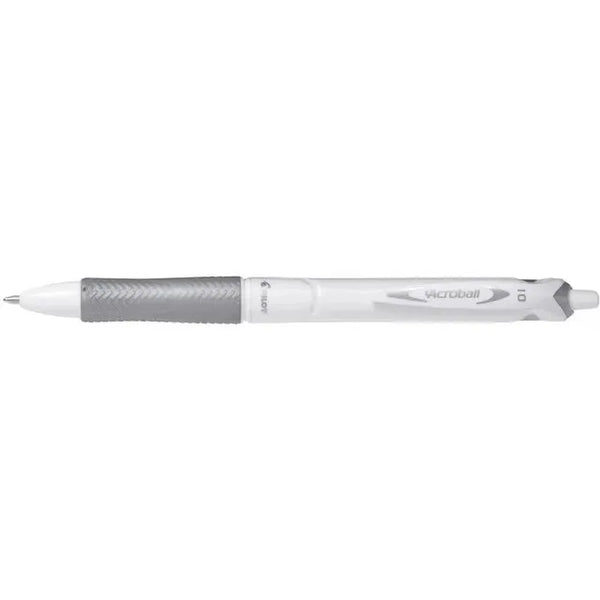 Pilot Acroball Pure White Pen 1.0 - Black Ink – New World