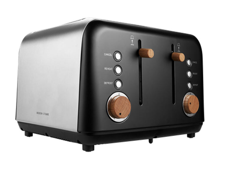 Boden Stark TS401B Anson 4 Slice Toaster - Black – New World