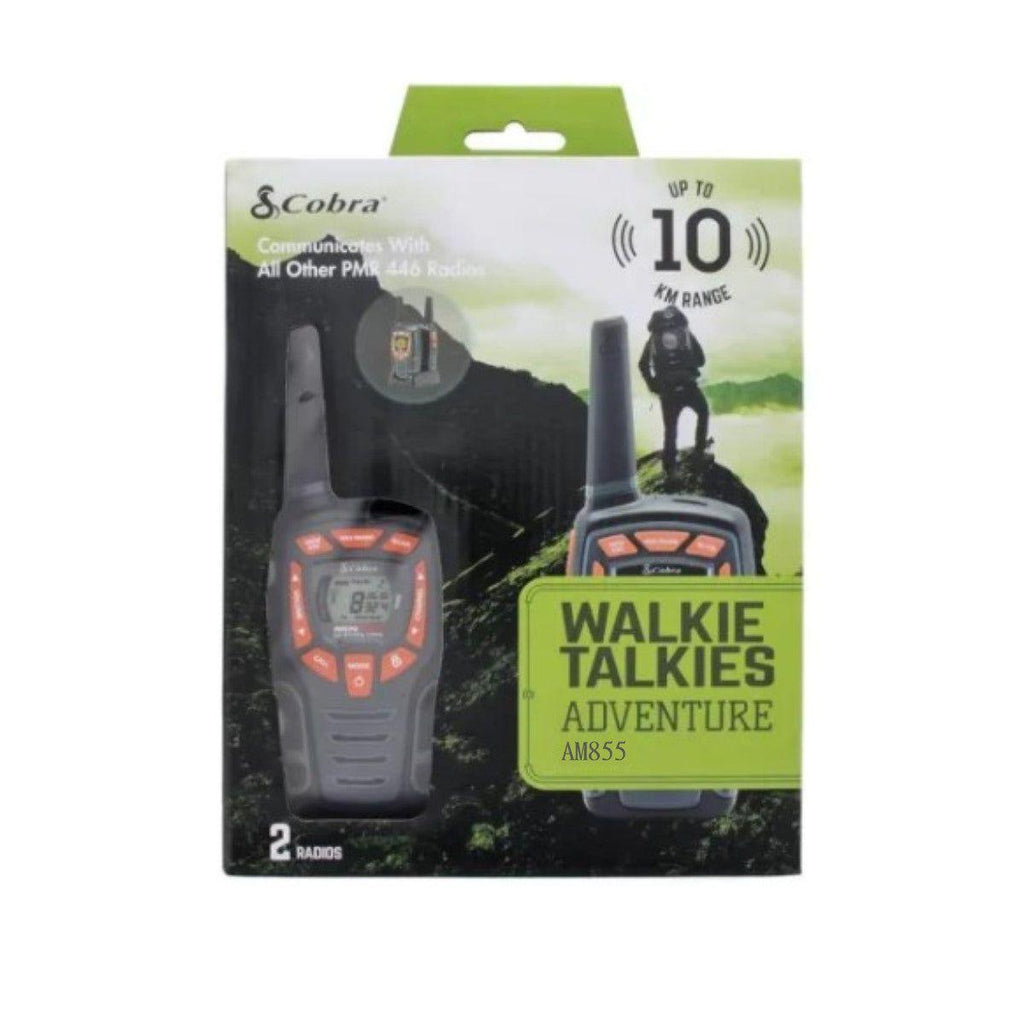 Cobra Rugged Two-Way Radios Two- Pack - AM855 – New World