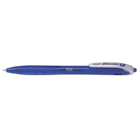 Pilot Rexgrip Fine Ballpoint Pen - Blue Ink – New World