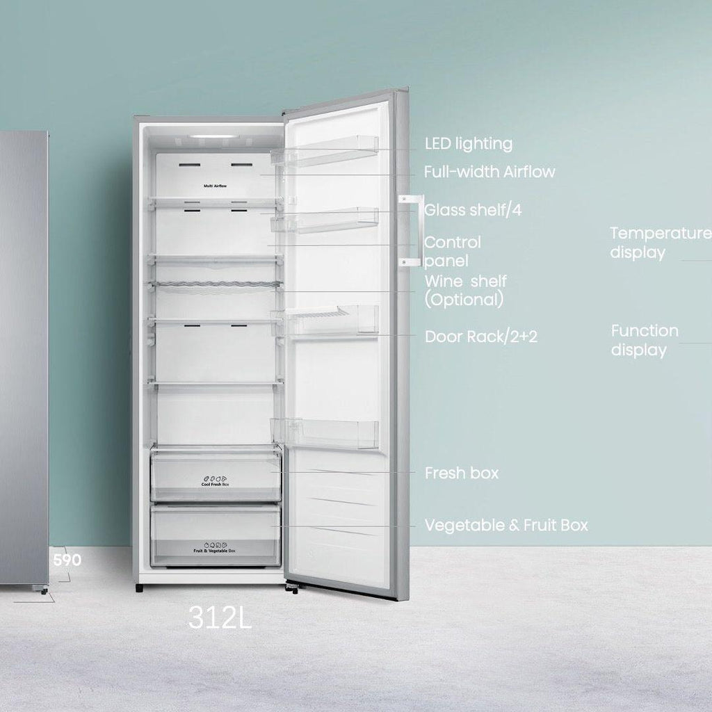 Hisense H400LI Upright Fridge – New World