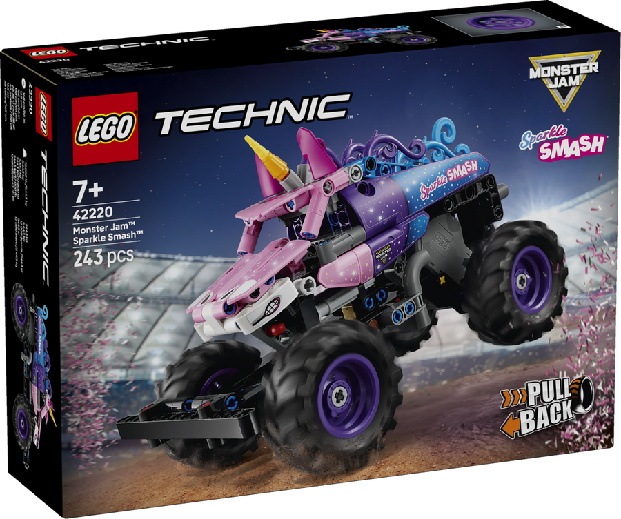 42220 LEGO® Technic Monster Jam™ Sparkle Smash™ Pull-Back – New World