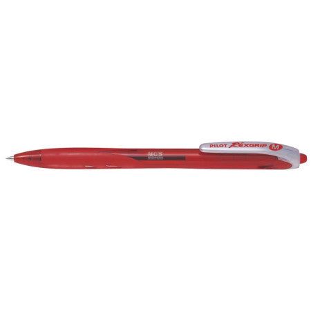 Pilot Rexgrip Medium Ballpoint Pen - Red Ink – New World