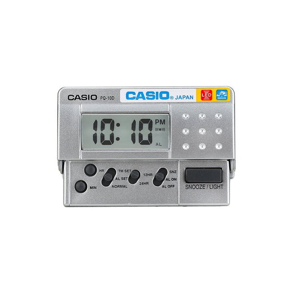 Casio PQ-10-8DF Digital Alarm Clock – New World