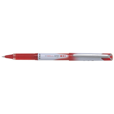 Pilot V-Ball Grip 0.5mm Rollerball Medium Pen - Red – New World