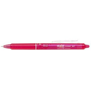 Pilot Frixion Clicker Ball 0.7 Erasable - Pink – New World