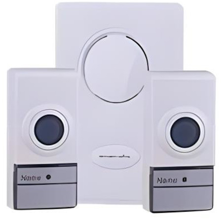 SecurityMate Wireless Door Chime with 2 transmitters - SMWDC2 – New World