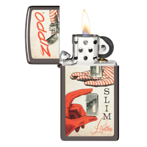 Zippo Slim Zippo Design – New World