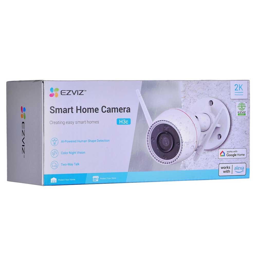 EZVIZ H3C 3MP 2K AI Powered Colour Night Vision WiFi Security Camera ...