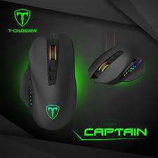 T-Dagger Captain 8000DPI Wired RGB Gaming Mouse – New World