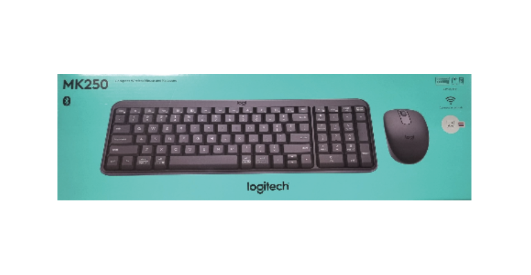 Logitech MK250 Compact Wireless Bluetooth Keyboard and Mouse Combo ...