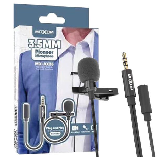 Moxom 3.5mm Pioneer Microphone 1.5m - Z199 – New World