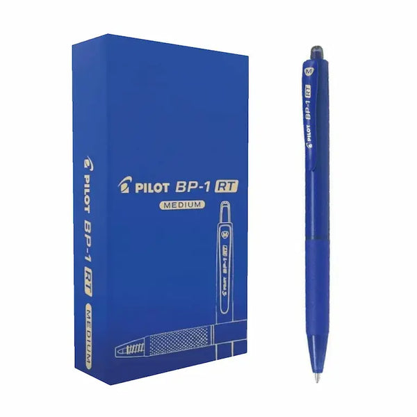Pilot BP-1RT Medium Pen Blue 12Pack - C-BP-1RT-M-12l – New World