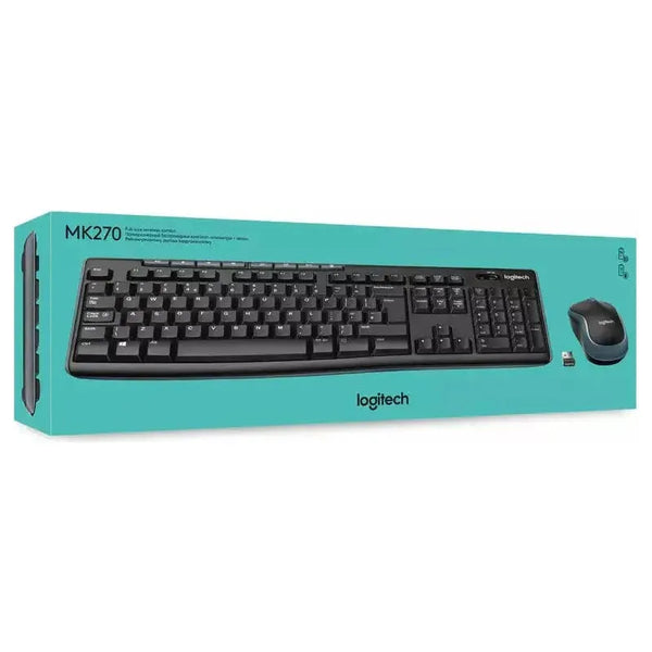 Logitech MK270 Wireless Keyboard and Mouse Combo – New World