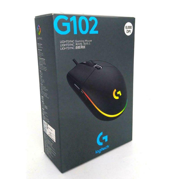 Logitech G102 LIGHTSYNC Wired Gaming Mouse - Black – New World