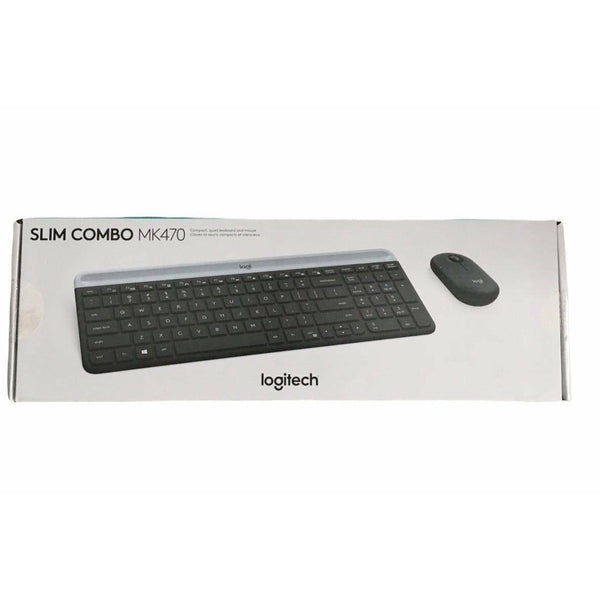 Logitech Mk470 Wireless Slim Combo - Graphite – New World