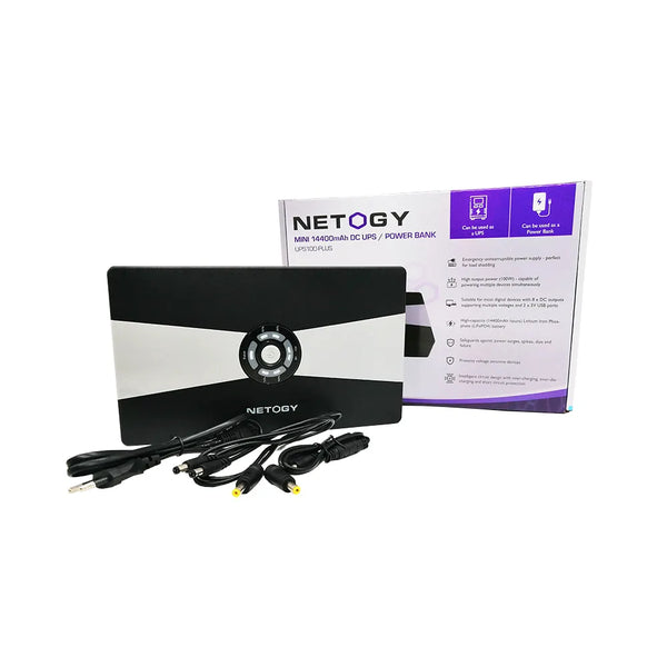 Netogy 14400mAh Mini DC UPS - UPS100Plus – New World